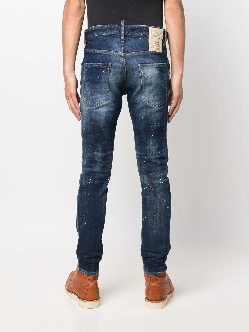 Dsquared2 paint-splatter detail jeans | Smart Closet