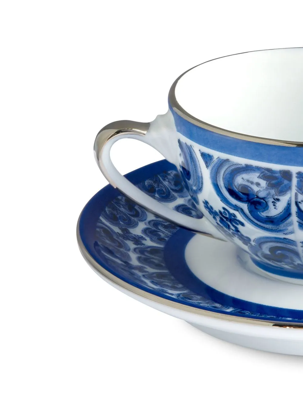 Dolce & Gabbana Jogo De Café Blu Mediterraneo | Branco | FARFETCH BR