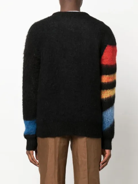 Casablanca Rainbow-intarsia crew-neck Jumper - Farfetch