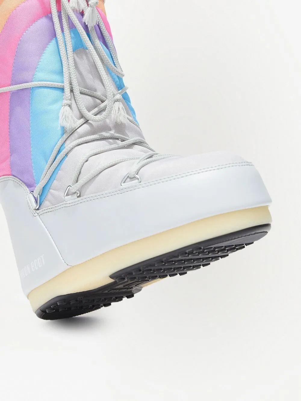 Moon Boot Logo rainbow-print Snow Boots - Farfetch
