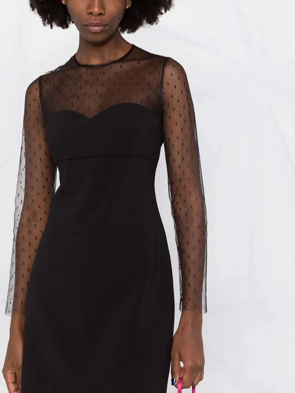 Red Valentino Point Desprit Tulle Minidress Farfetch