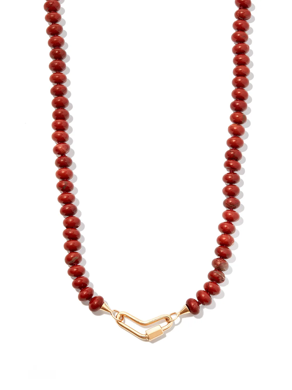 Marla Aaron 14kt Yellow Gold Boomerang Jasper Necklace | Gold | FARFETCH AO