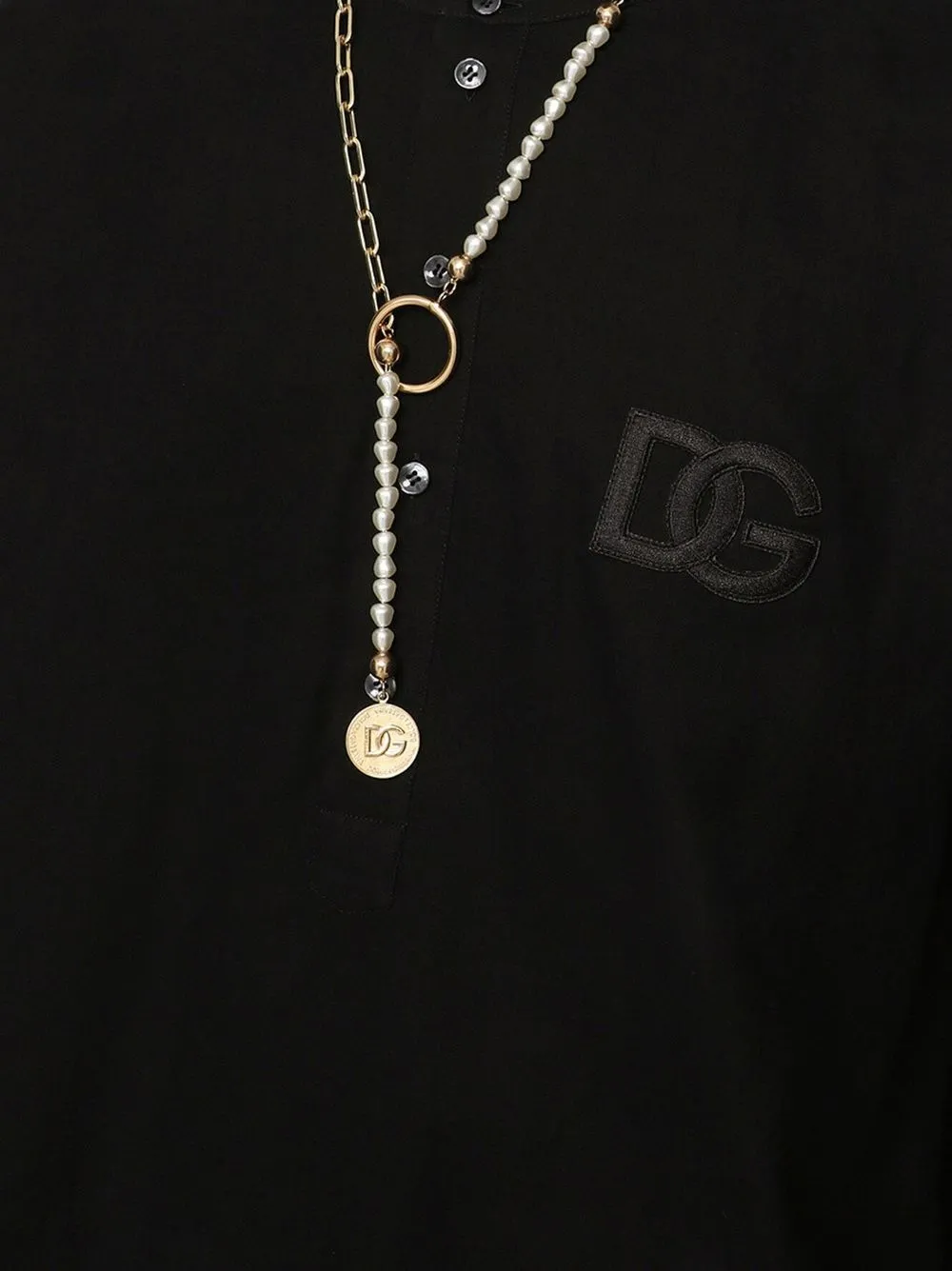 Dolce & Gabbana Camisa Con Bordado DG - Farfetch