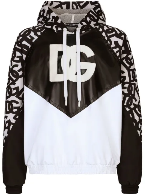 Dolce & Gabbana Technical Jersey DG Patch Hoodie - Farfetch