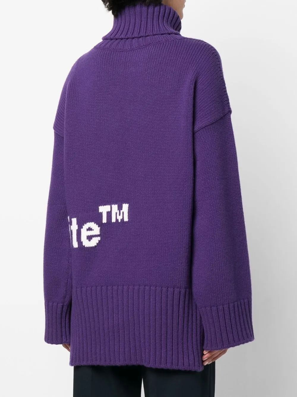 Off-White logo-appliqué Oversized Jumper - Farfetch