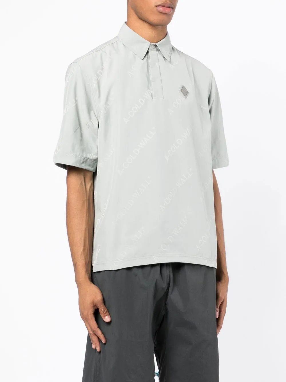 A-COLD-WALL* logo-print Polo Shirt | Green | FARFETCH