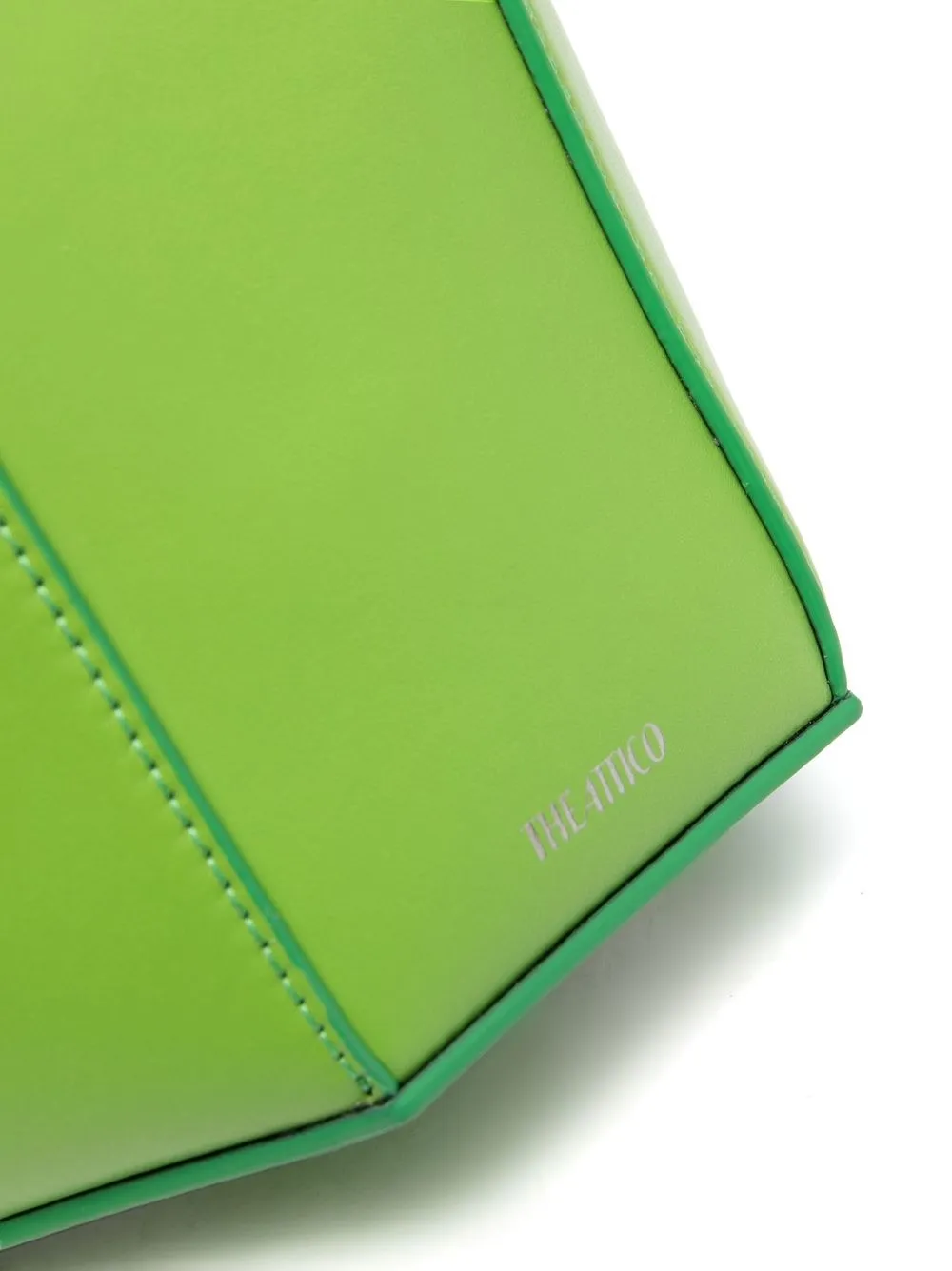 The Attico logo-detail Leather Tote Bag - Farfetch