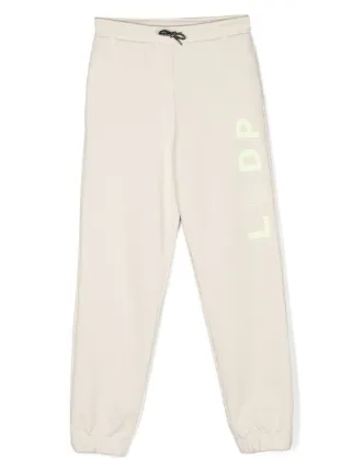 Les Coyotes De Paris logo-print Detail Track Pants | Neutrals | FARFETCH PT