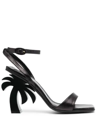 Palm Angels Palm Tree Heeled Sandals - Farfetch