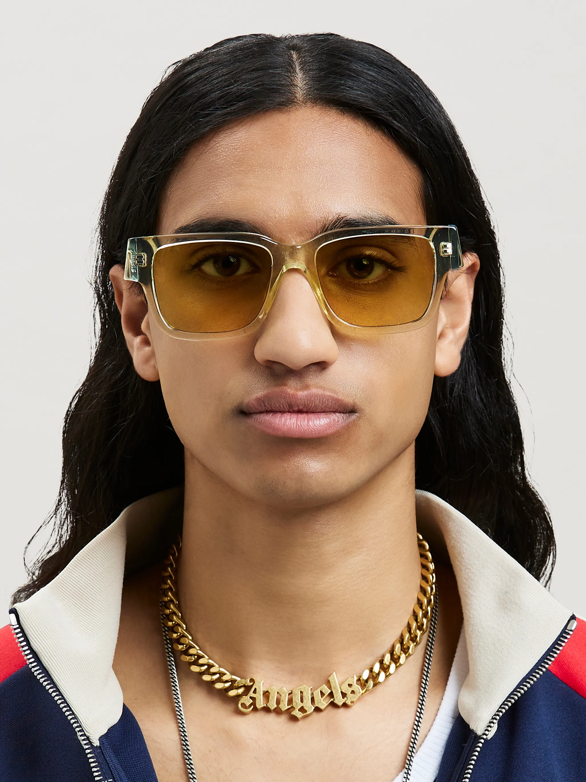 NEWPORT SUNGLASSES In Yellow Palm Angels Official NEWPORT SUNGLASSES In Yellow Palm Angels Official