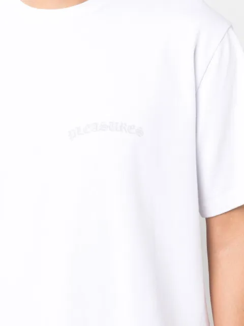 Pleasures chest-logo crew-neck T-shirt - Farfetch
