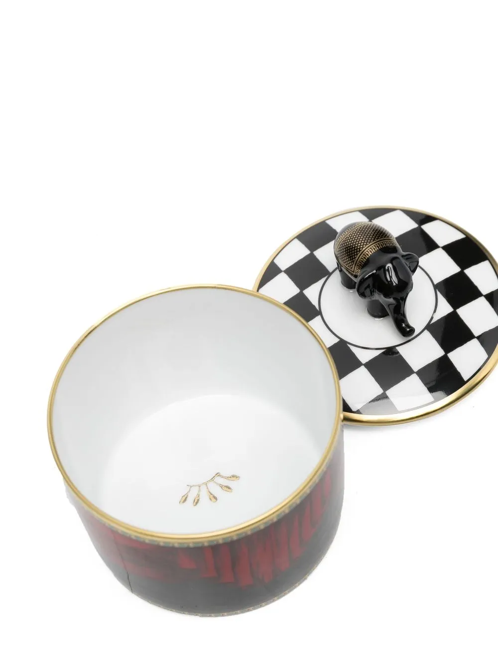 GINORI 1735 Totem Elephant Cylindrical Porcelain Box - Farfetch