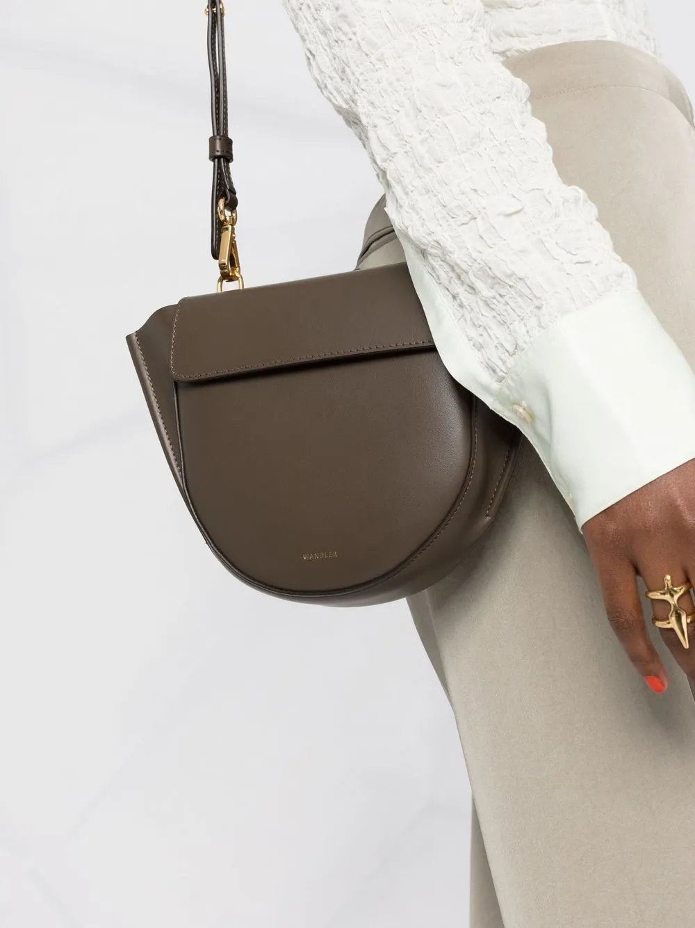 Wandler logo-print shoulder bag | Smart Closet