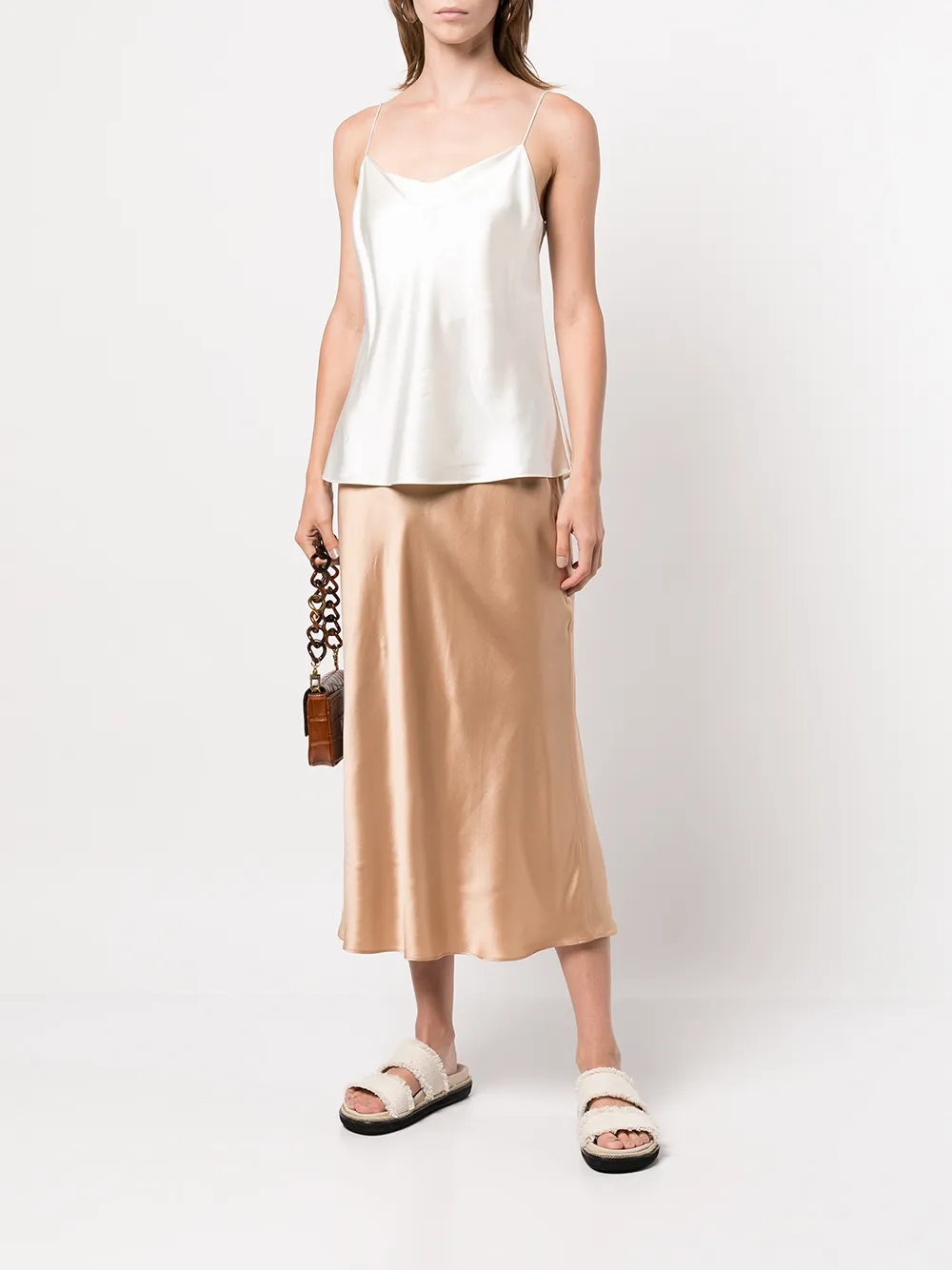 SABLYN Mirana Silk Midi Skirt - Farfetch