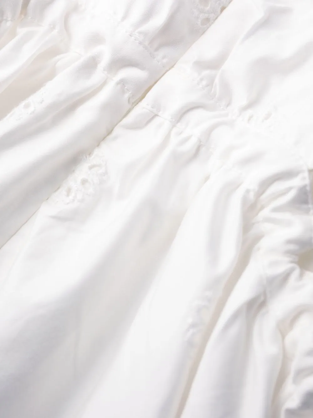 Self-Portrait Embroidered short-sleeve Dress - Farfetch