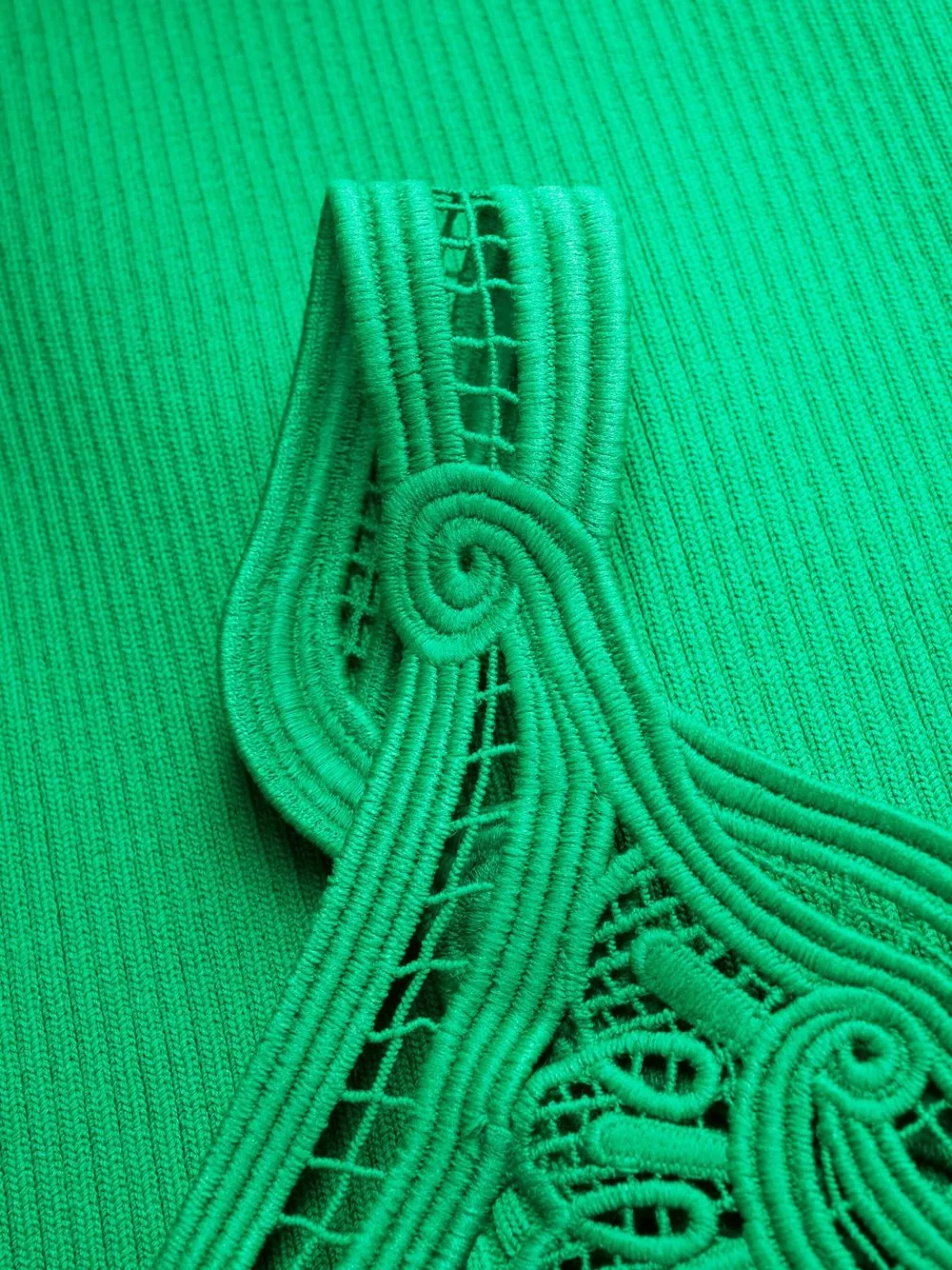 Self-Portrait Embroidered Knitted Dress - Farfetch