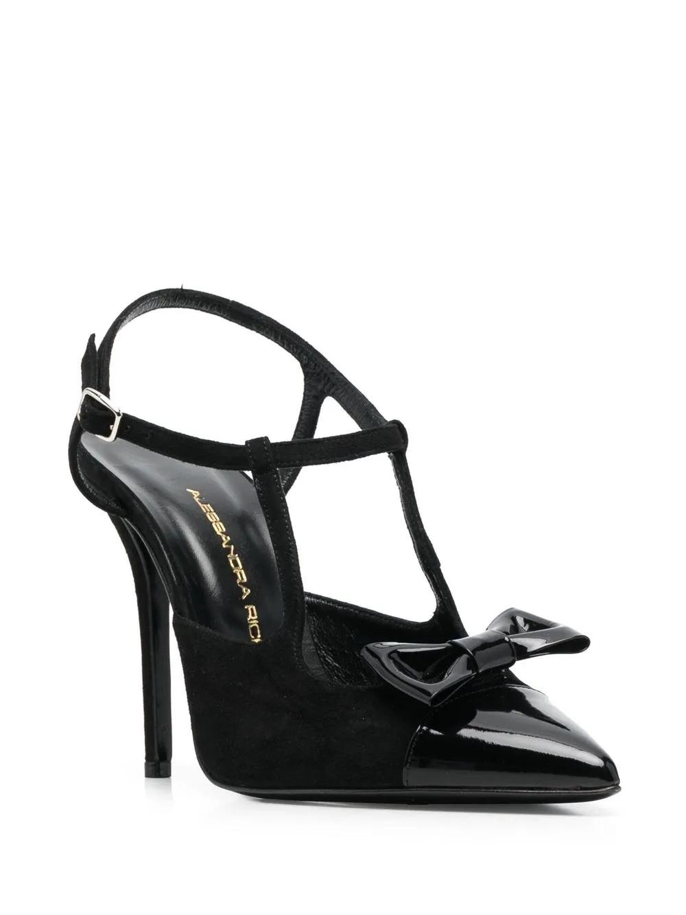 Alessandra Rich bow-detail 115mm Pumps - Farfetch