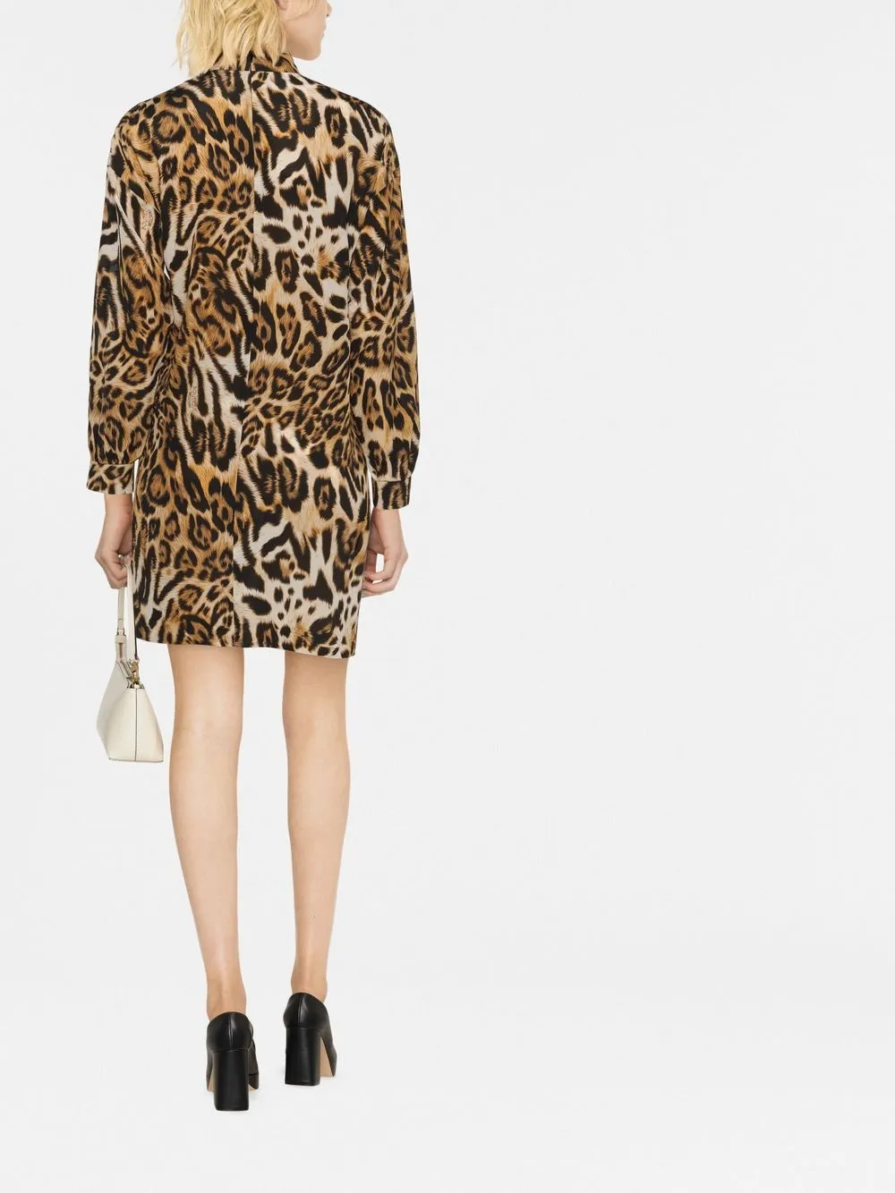 Boutique Moschino leopard-print Lace Mini Dress - Farfetch