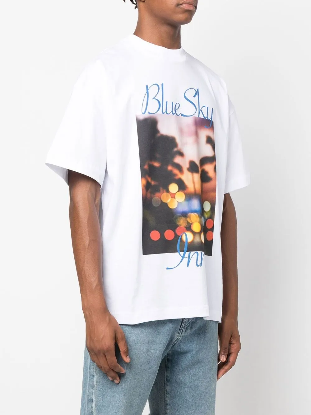 BLUE SKY INN Logo graphic-print T-shirt - Farfetch