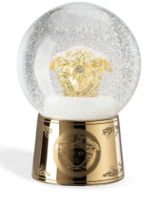 Versace Golden Medusa Snow Globe | Gold | FARFETCH