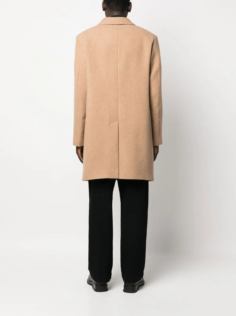 Woolrich Classic single-breasted Wool Coat - Farfetch