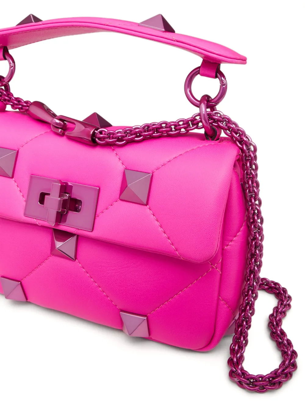 Valentino Garavani Small Roman Stud Shoulder Bag - Farfetch