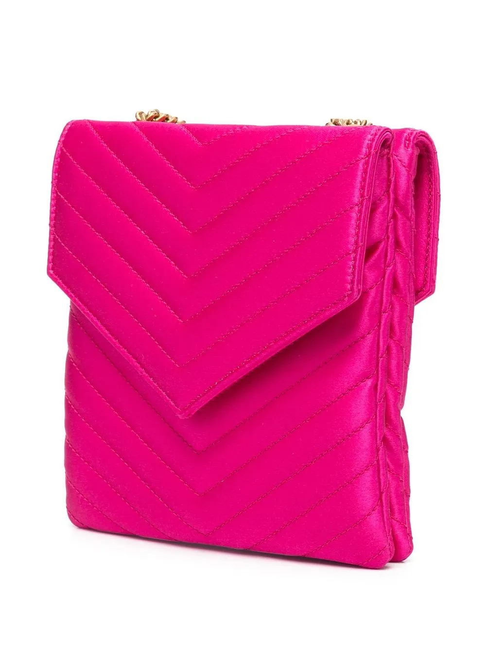 Saint Laurent Logo plaque Chevron Quilting Shoulder Bag Farfetch Saint Laurent Logo plaque Chevron Quilting Shoulder Bag Farfetch