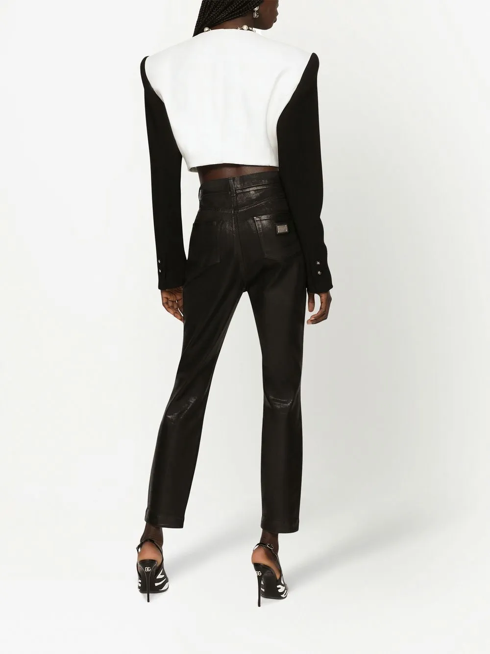 Dolce & Gabbana Cropped Panelled Jacket - Farfetch