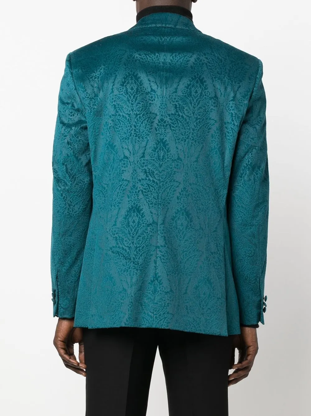 Etro Paisley-jacquard Single-breasted Blazer In Blue | ModeSens