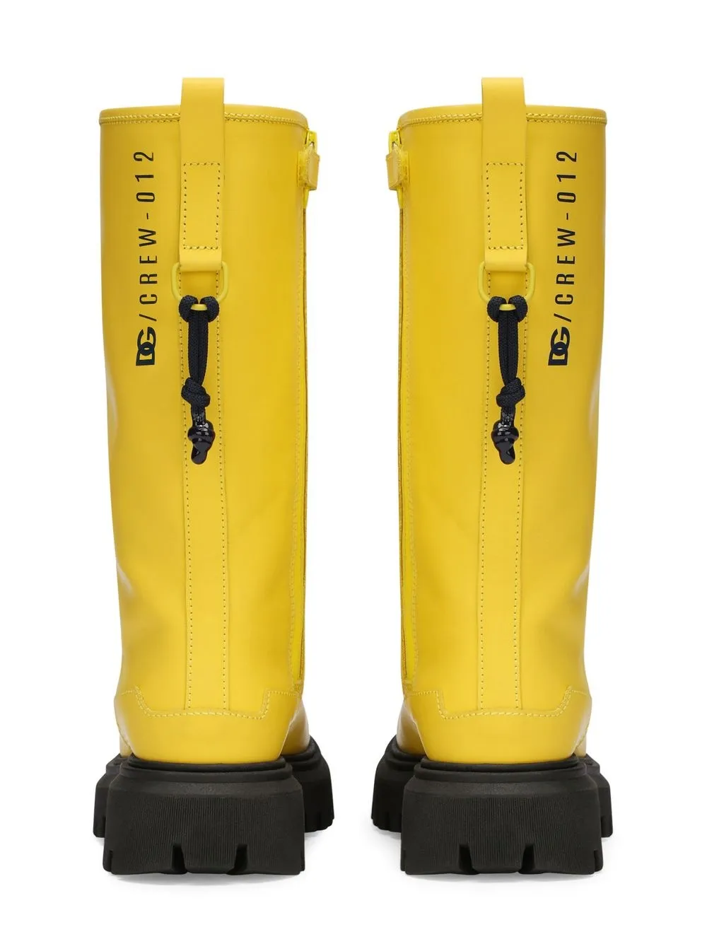 Dolce & Gabbana Kids' Dg Crew Wellington Boots In Yellow | ModeSens