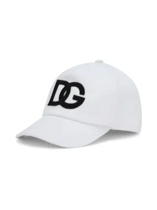 Dolce & Gabbana Kids DG-logo Baseball Cap | White | FARFETCH AO