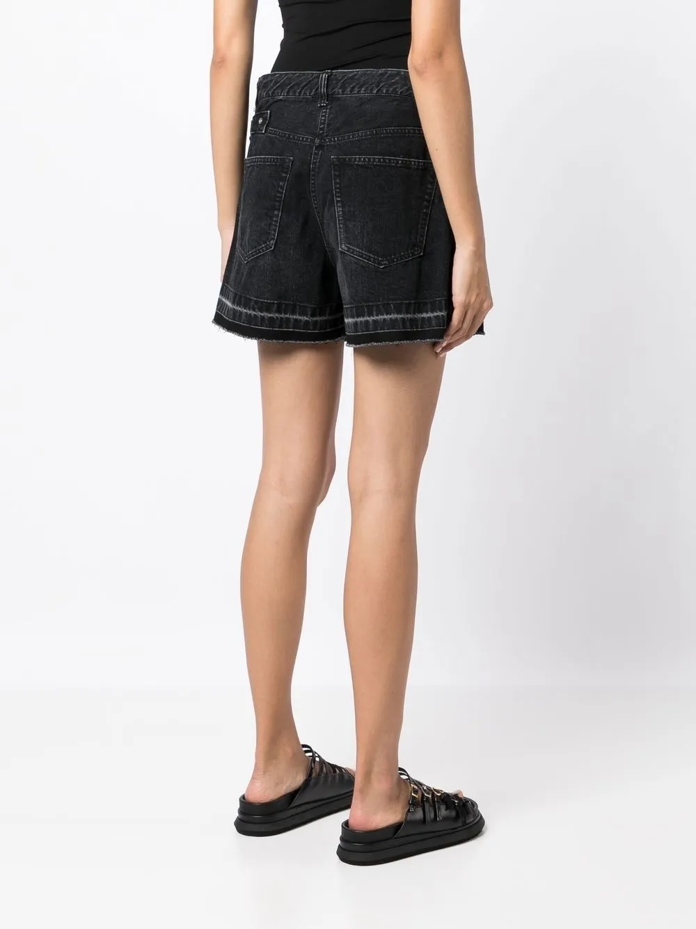 Sacai Denim Mini Shorts - Farfetch