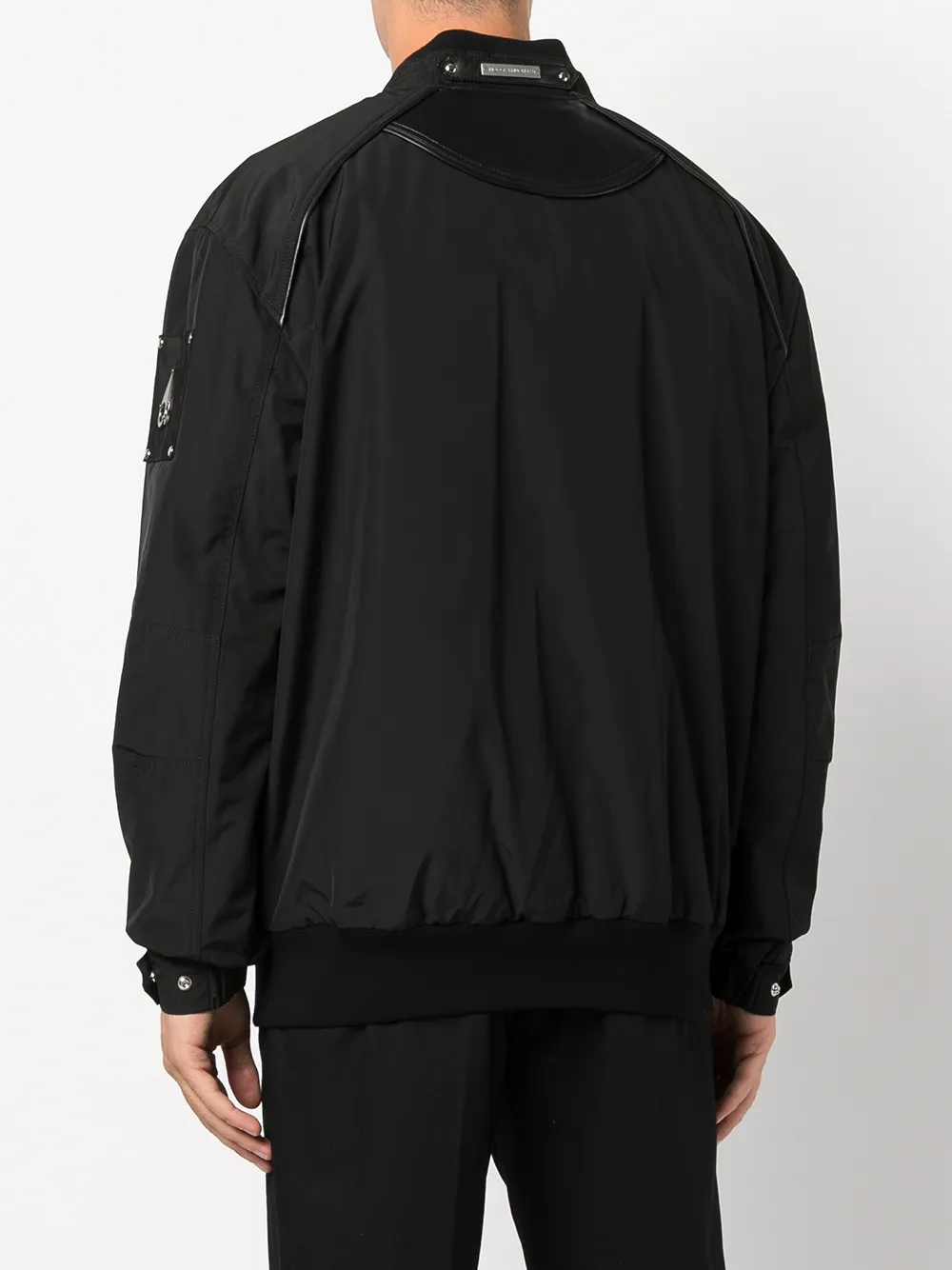 Moose Knuckles Anica Leather Bomber Jacket In Black | ModeSens