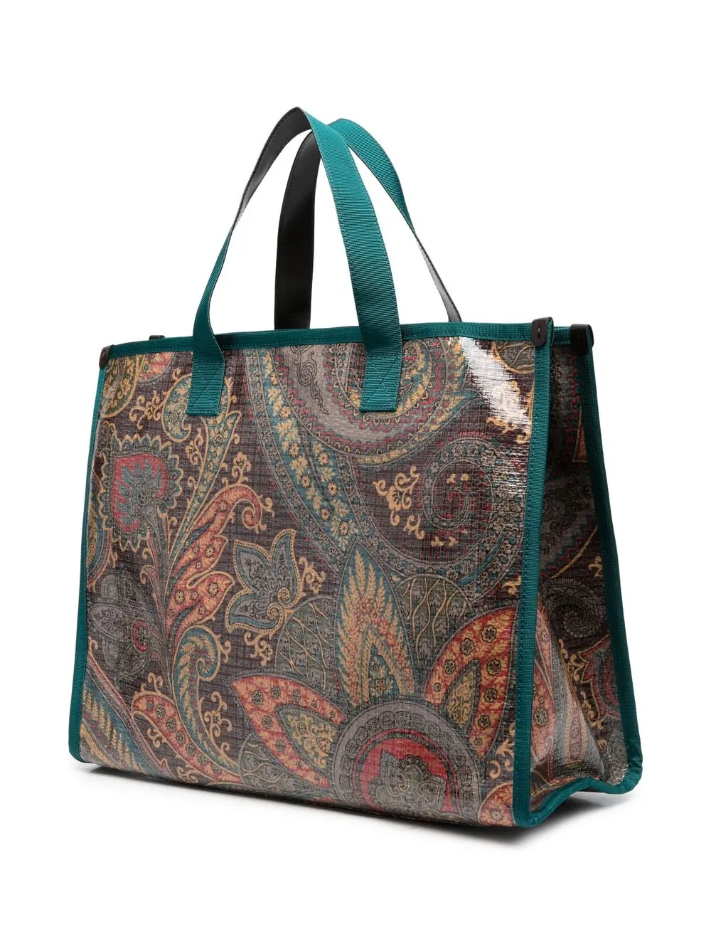 Etro Paisley-print Tote Bag In Braun | ModeSens