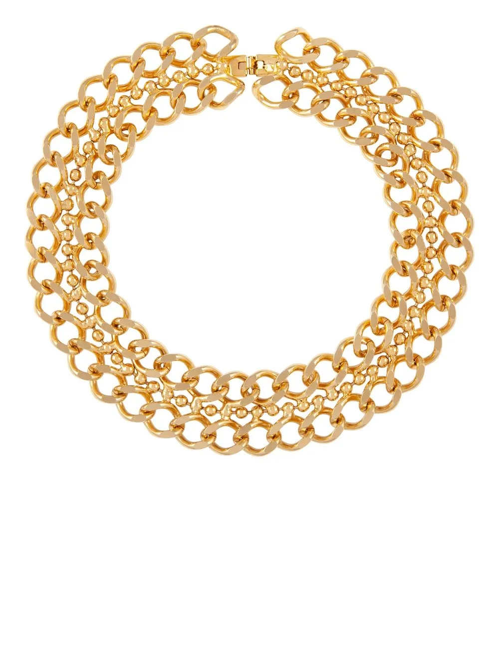 Susan Caplan Vintage 1980s Triple Chain Necklace - Farfetch