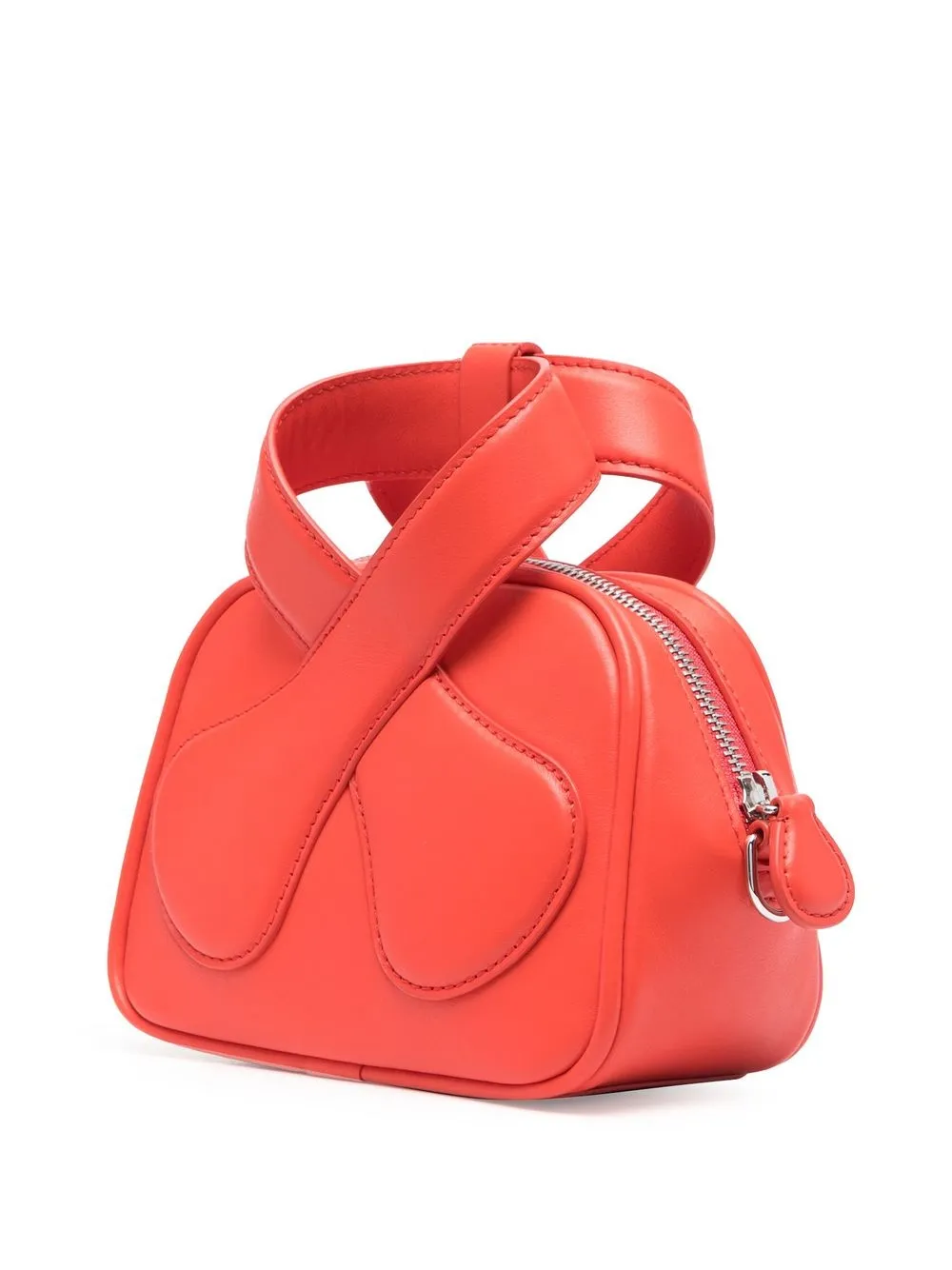 Courr ges Twisted strap Logo Tote Bag Farfetch