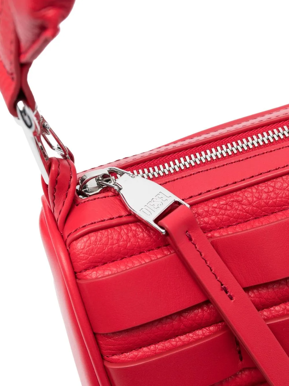Diesel Logo-embossed Tote Bag In Red | ModeSens