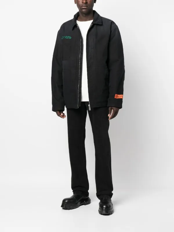 Heron Preston デニムジャケット | ブラック | FARFETCH JP Heron Preston デニムジャケット | ブラック | FARFETCH JP
