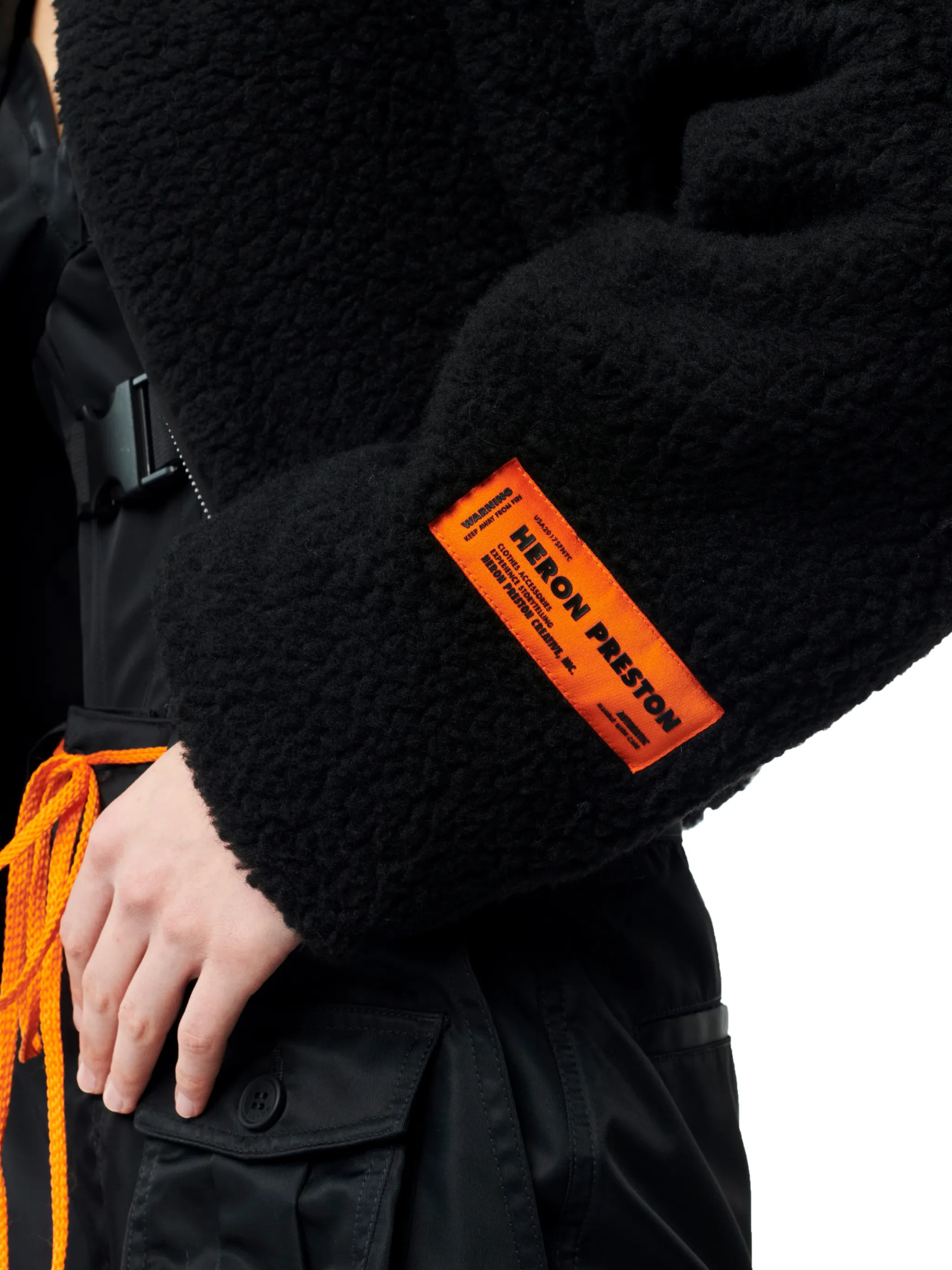 CROPPED FLEECE JACKET | HERON PRESTON® Official Site