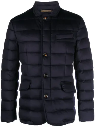Moorer Padded Down Jacket | Blue | FARFETCH TR