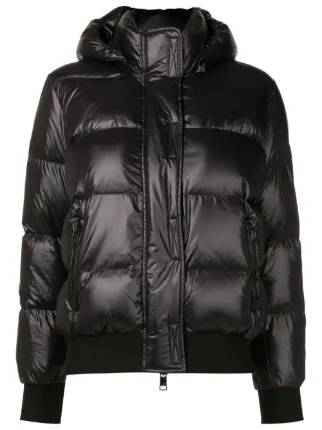 Armani Exchange logo-patch Puffer Jacket | Black | FARFETCH AO