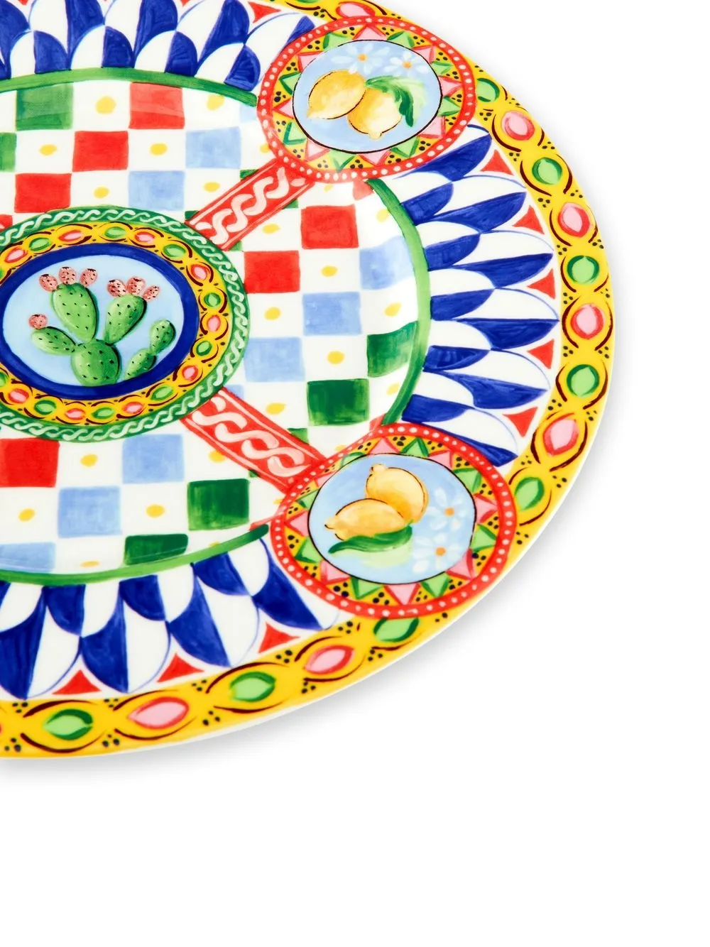 Dolce Gabbana 2 Piece Fine Porcelain Dinner Plate Set Farfetch