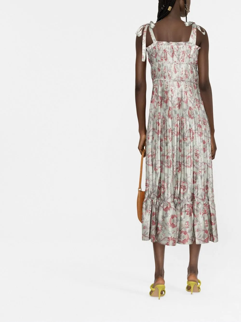 Polo Ralph Lauren Camile Floral Print Pleated Dress - Farfetch