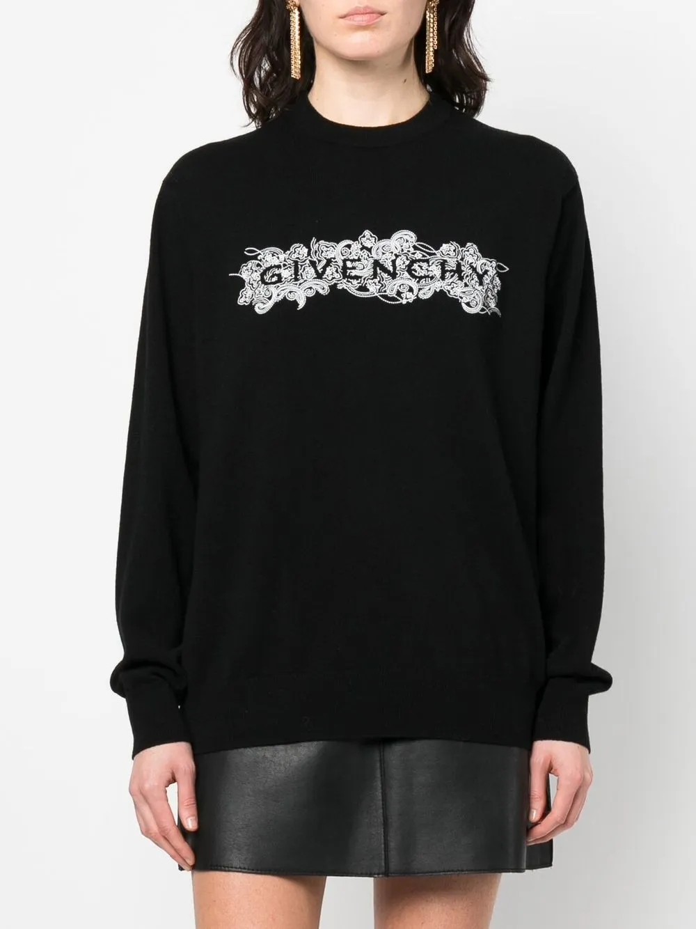Givenchy mandala-style Logo Cashmere Sweater - Farfetch