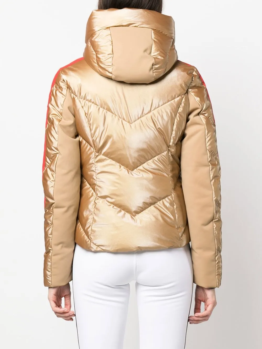 Goldbergh Montedor Puffer Ski Jacket In Gold | ModeSens
