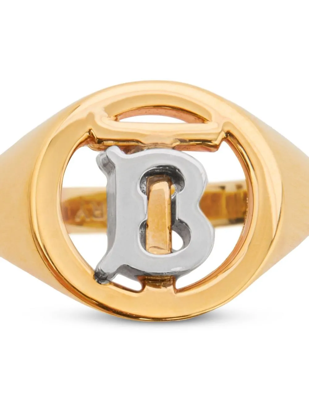 Burberry monogram-motif Signet Ring - Farfetch