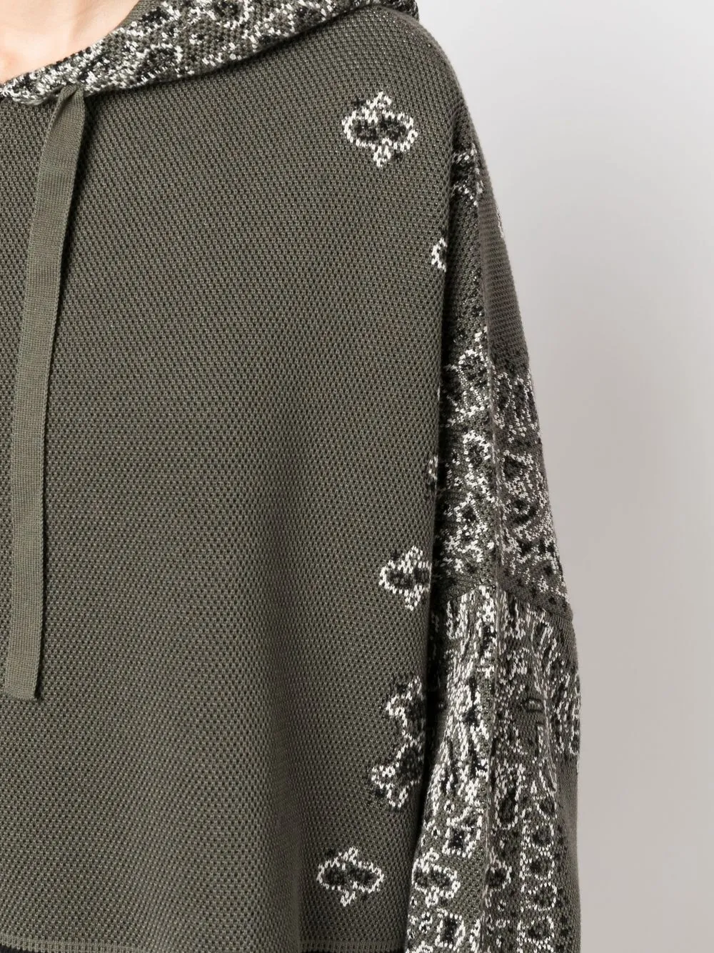Amiri Bandana Oversized Hoodie In Green | ModeSens Amiri Bandana Oversized Hoodie In Green | ModeSens