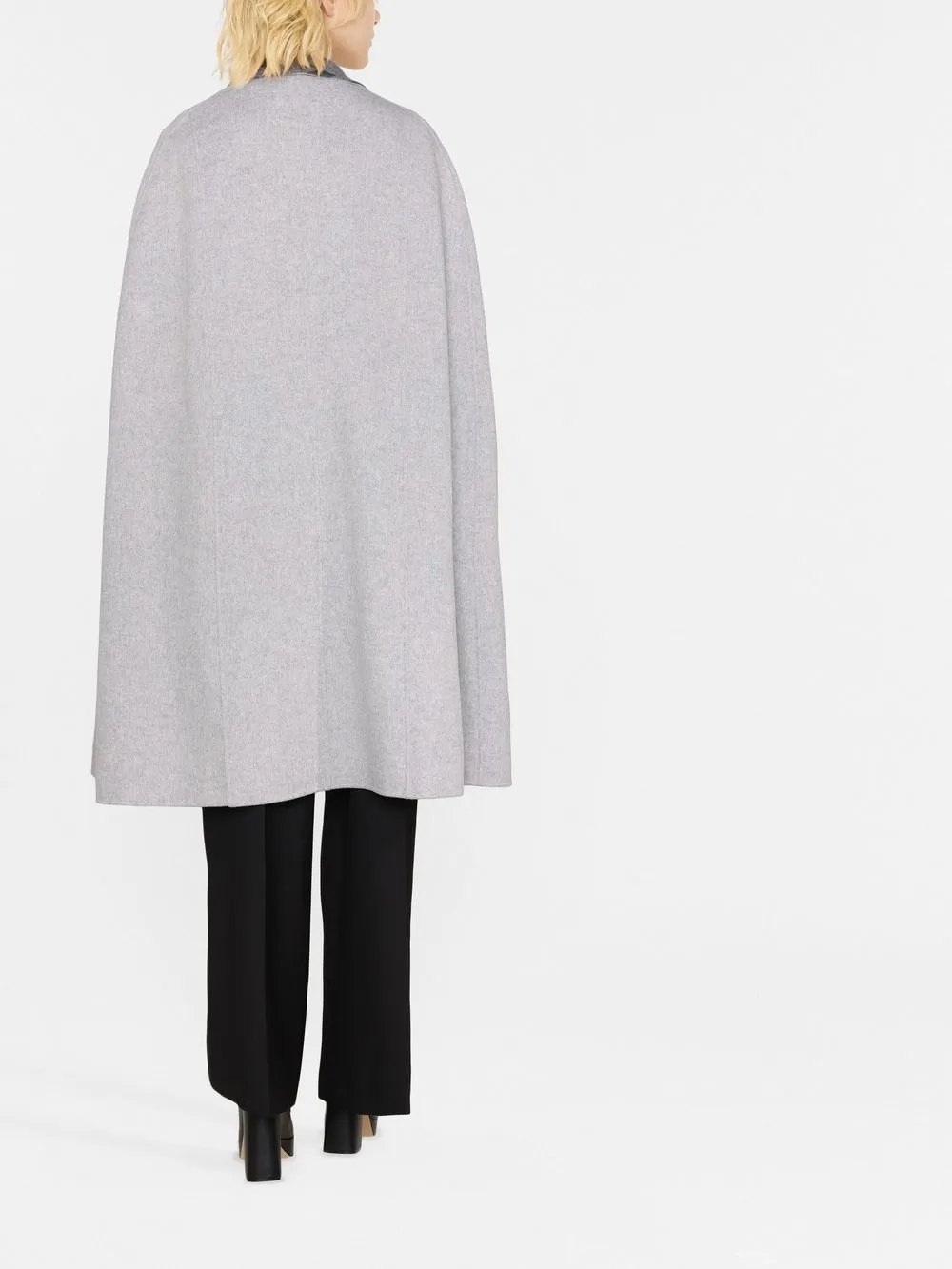 Karl Lagerfeld Intarsia Knit Logo Reversible Cape - Farfetch