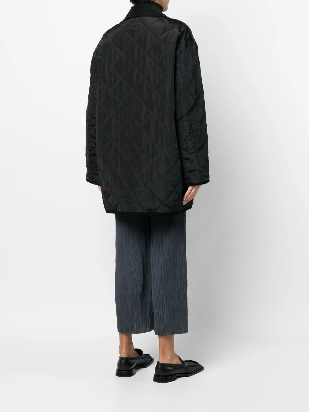 Filippa K spread-collar Buttoned Quilted Jacket - Farfetch