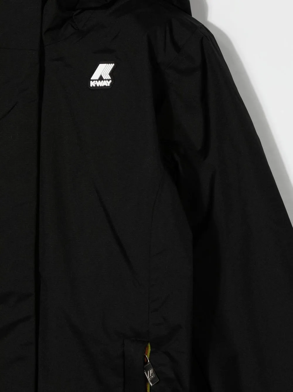 K Way Kids logo-print zip-up Padded Jacket - Farfetch